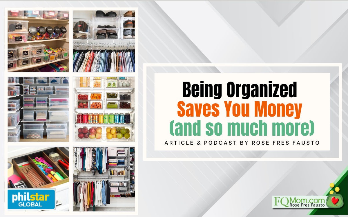 Being Organized Saves You Money (and so much more) - FQMom